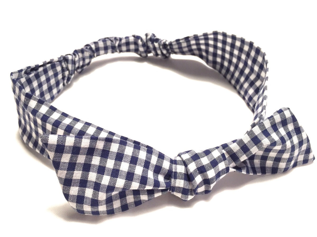 Ribbon Baby Hairband Navy R store ribbon-baby-hairband-navy-r-store