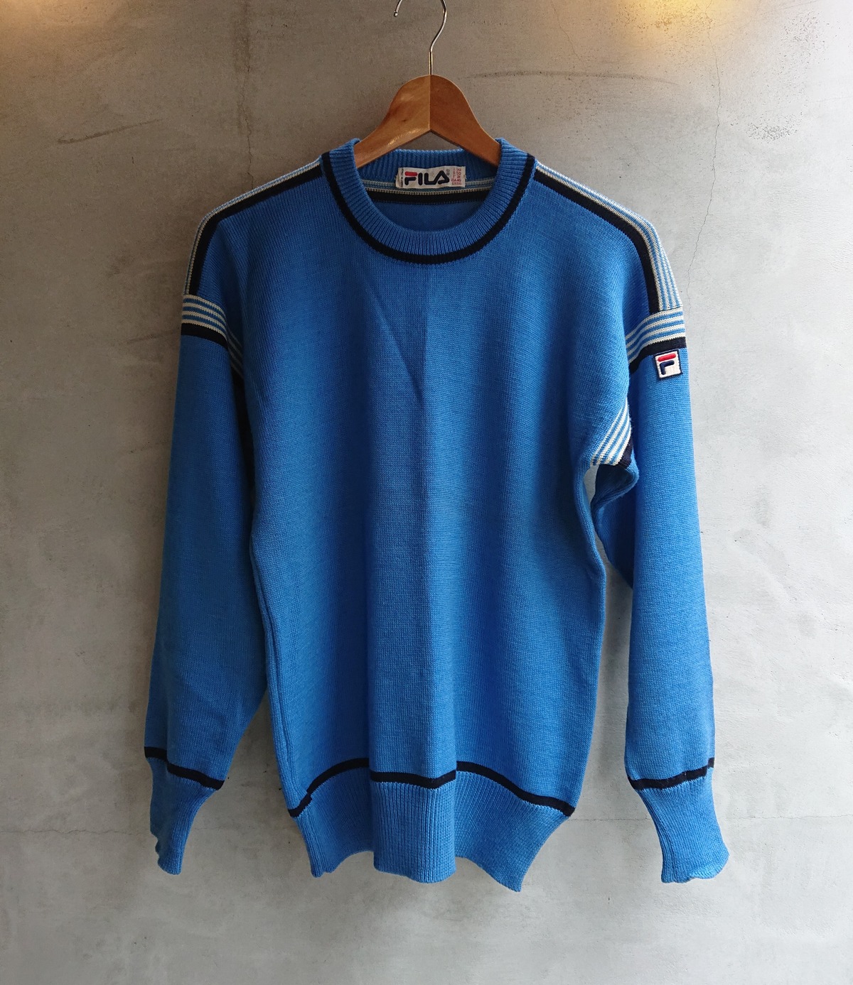 1980s FILA WOOL SWEATER Made in Itary | BOW & ARROW WEB STORE