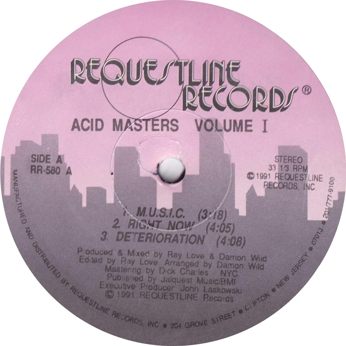 Acid Masters – Volume I | First Floor Records / Used House vinyl select ...