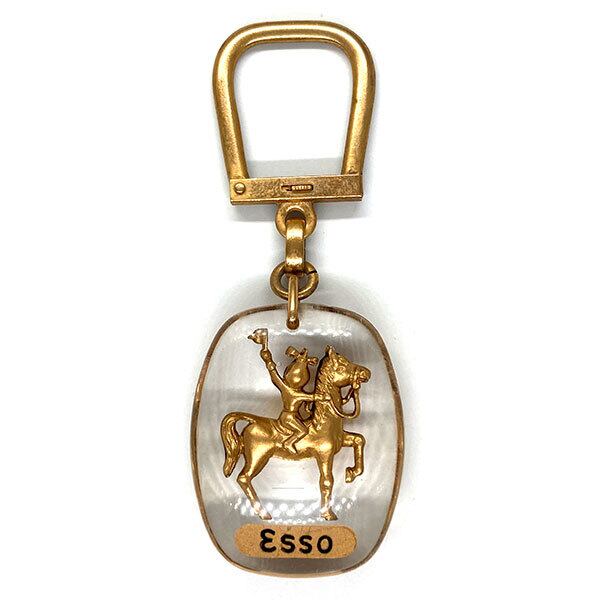 エッソガール ブルボン キーホルダー Esso Girl Bourbon Key Holder ガソリン 石油 オイル Gasoline ...