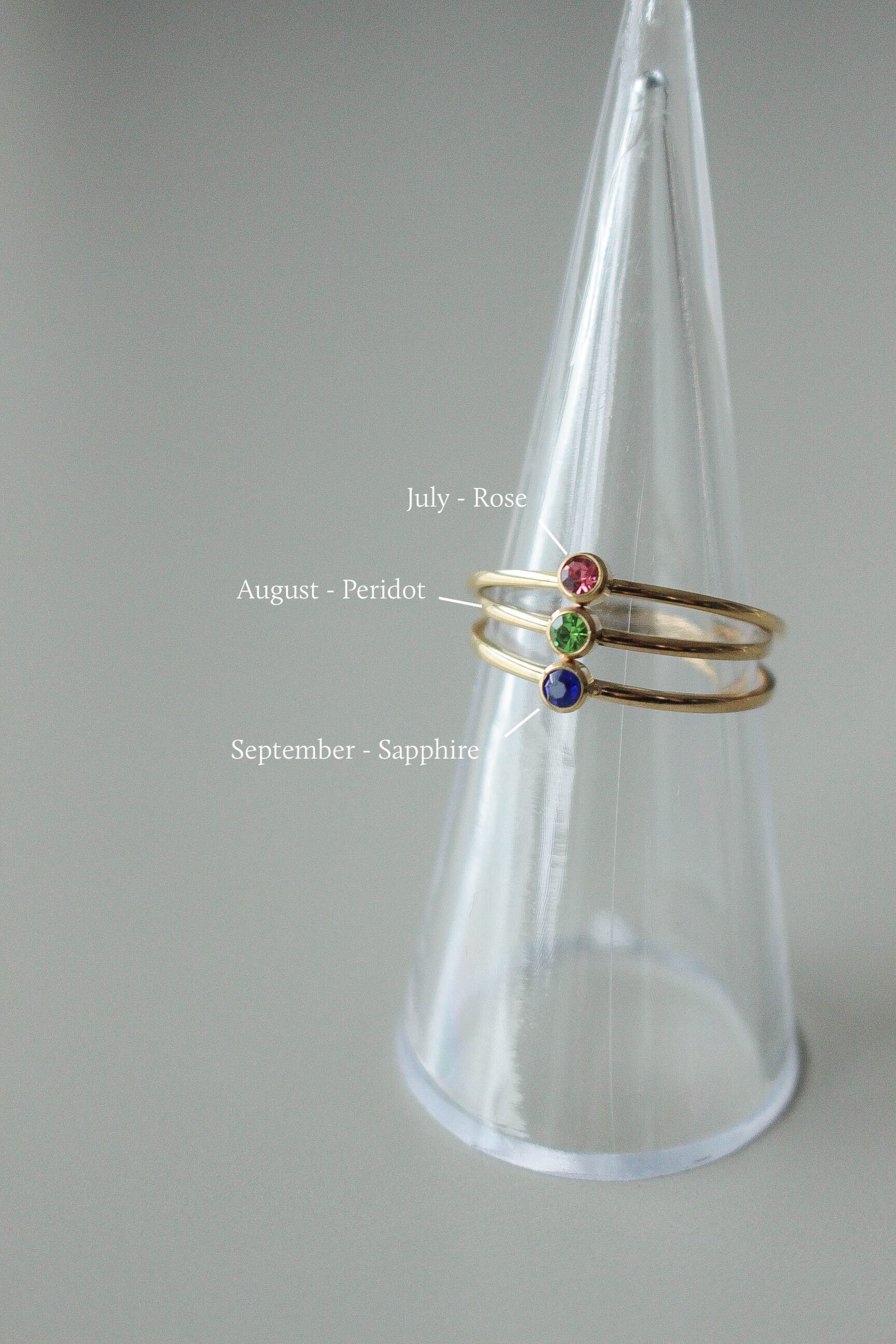 Birthstone Ring | ebine