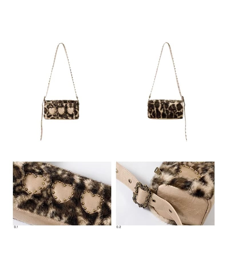 CONP Rivet Leopard Print Bag | 匁.Store