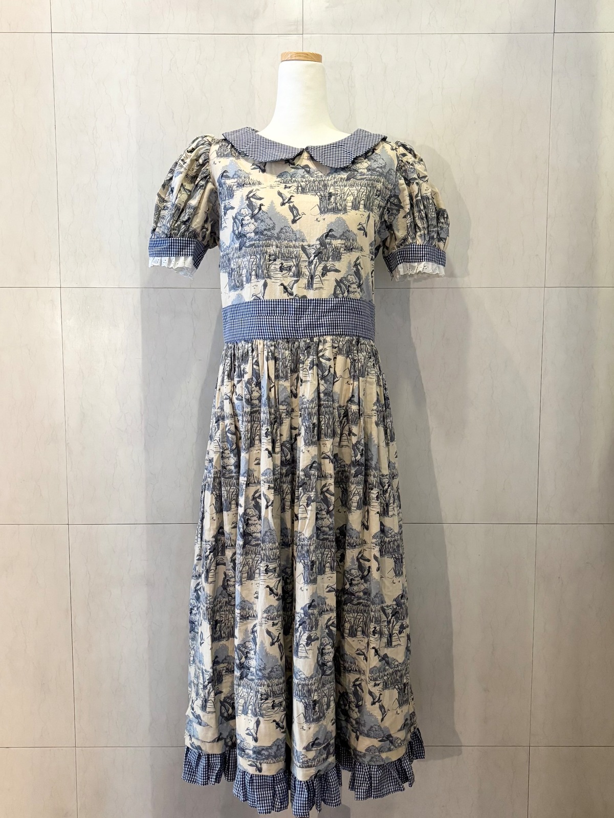 vintage print one-piece | umber_vintage