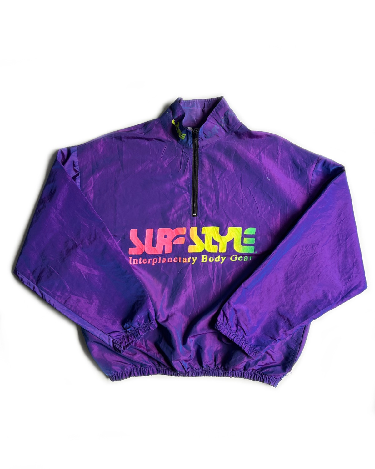 [USED]80's 90's " SURF STYLE サーフ スタイル " ハーフジップ ナイロン ジャケット | minim