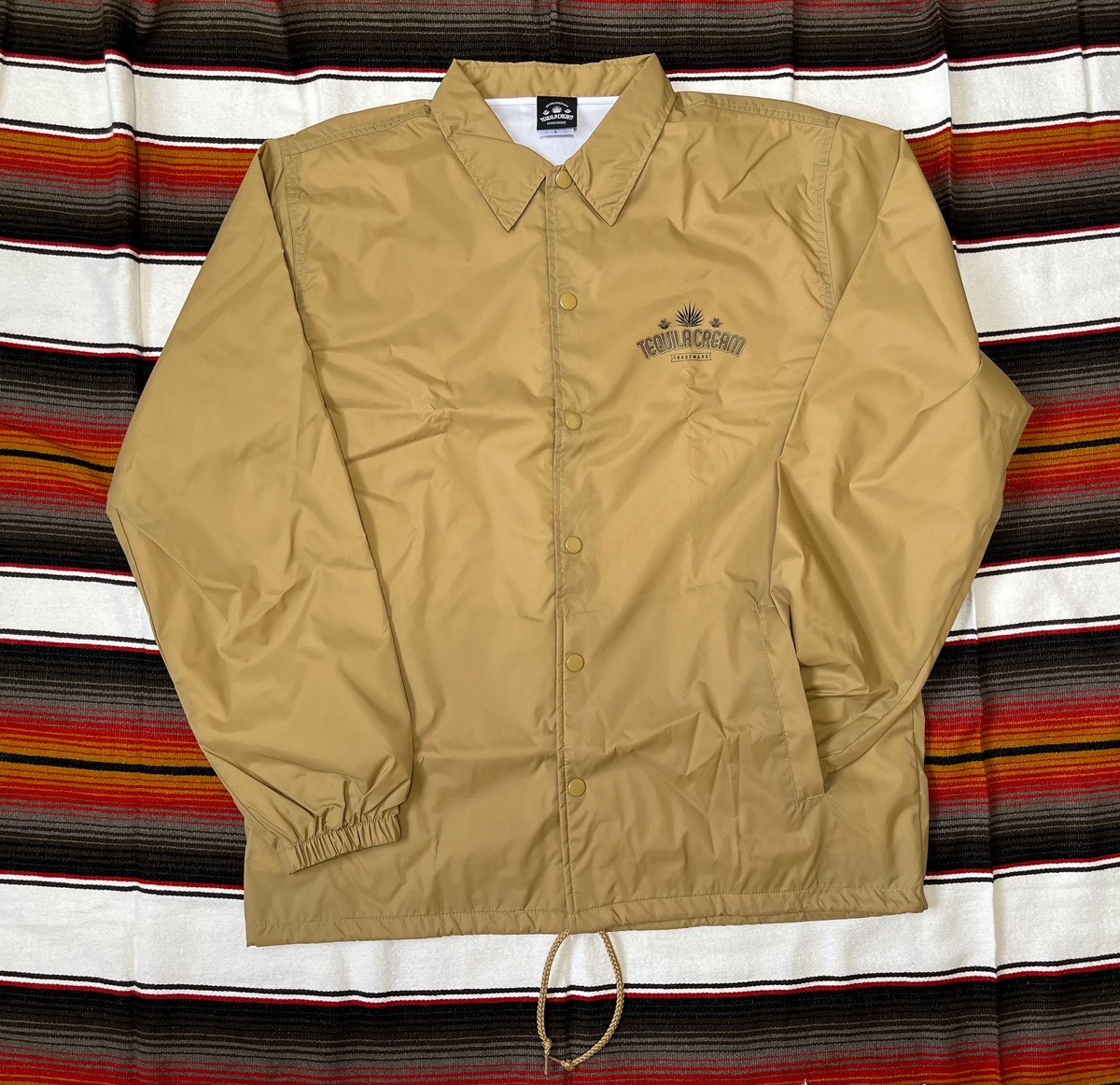 Tequila Cream Coach Jacket | Tequila Cream Trade Mark