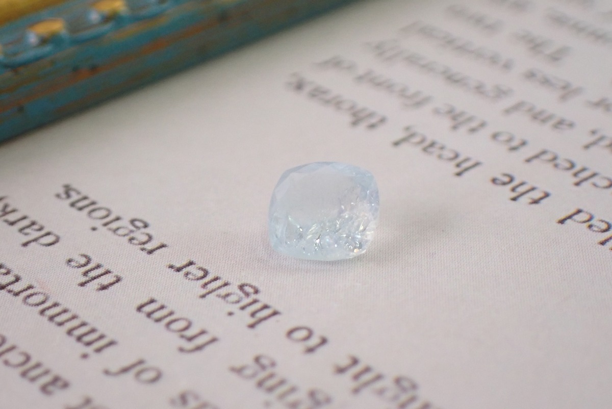 シルキーアクアマリン 0.45ct [C6‐124] | differencee(ディファレンシー)