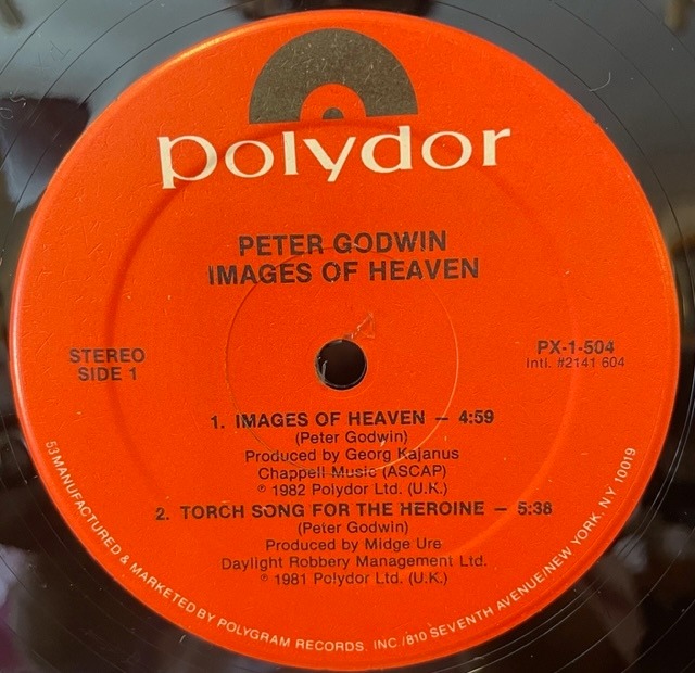 PETER GODWIN "IMAGES OF HEAVEN" 12" | EAD RECORD