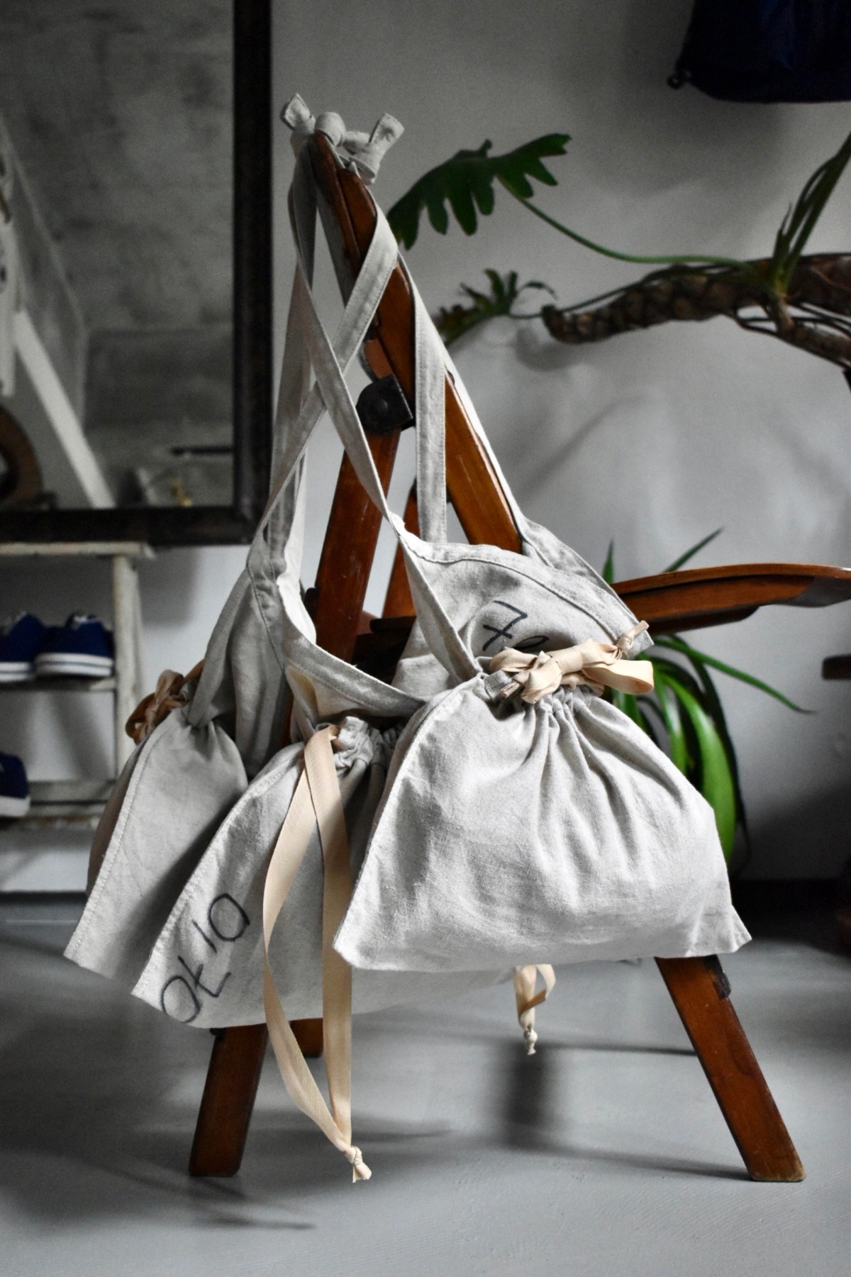 “KEY MILITARY CLOTHING” “ARC APRON BAG” “vintage french linen fabric ...
