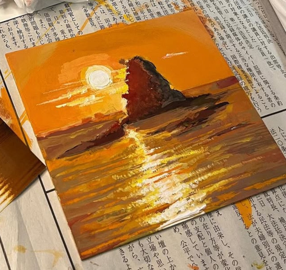夕日（原画） | ofumi