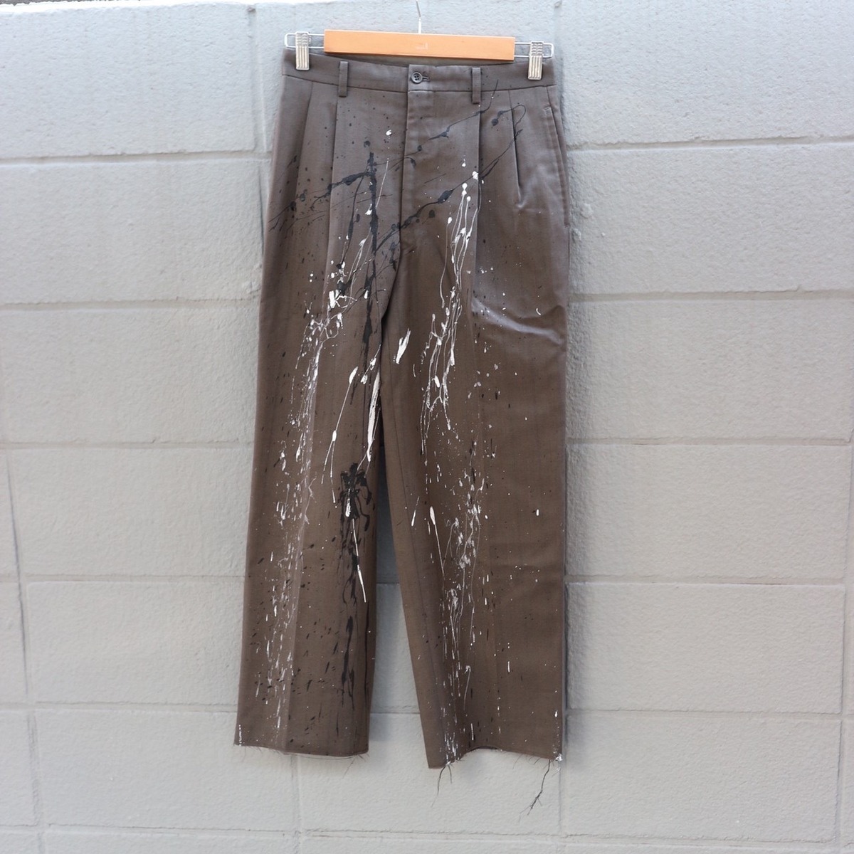 CUTOFF PAINT SLACKS | 古着屋 ABIDE【Vintage&Used】