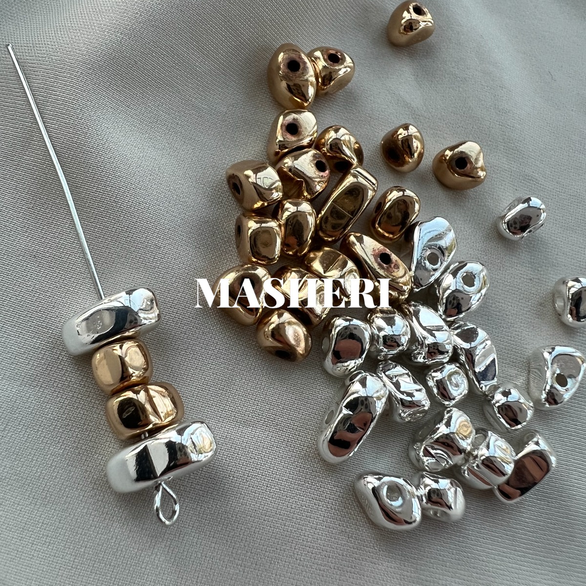 20pヘマタイトシルバーゴールドメッキ | MASHERI KYOTO