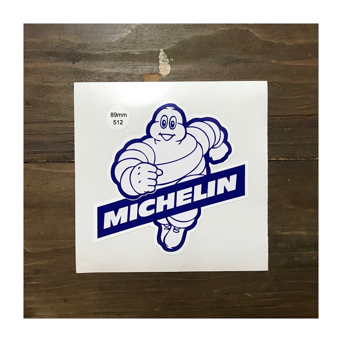 Michelin / Michelin Blue & White Bibendum Stickers. #180 | dbms