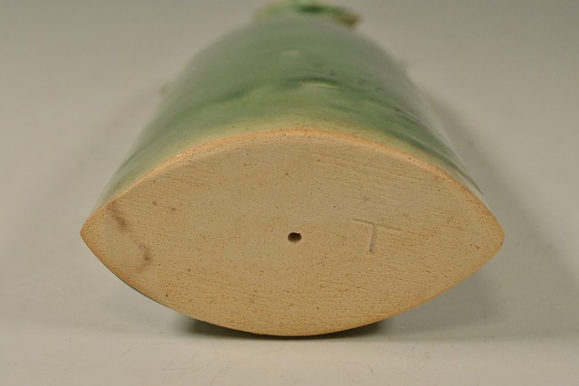 谷口勇三 「TIME OF GREEN」 置物 オブジェ インテリア 日本の陶芸 現代陶芸 アート 栃木 日展作家 共箱 緑釉 【BE482 ...