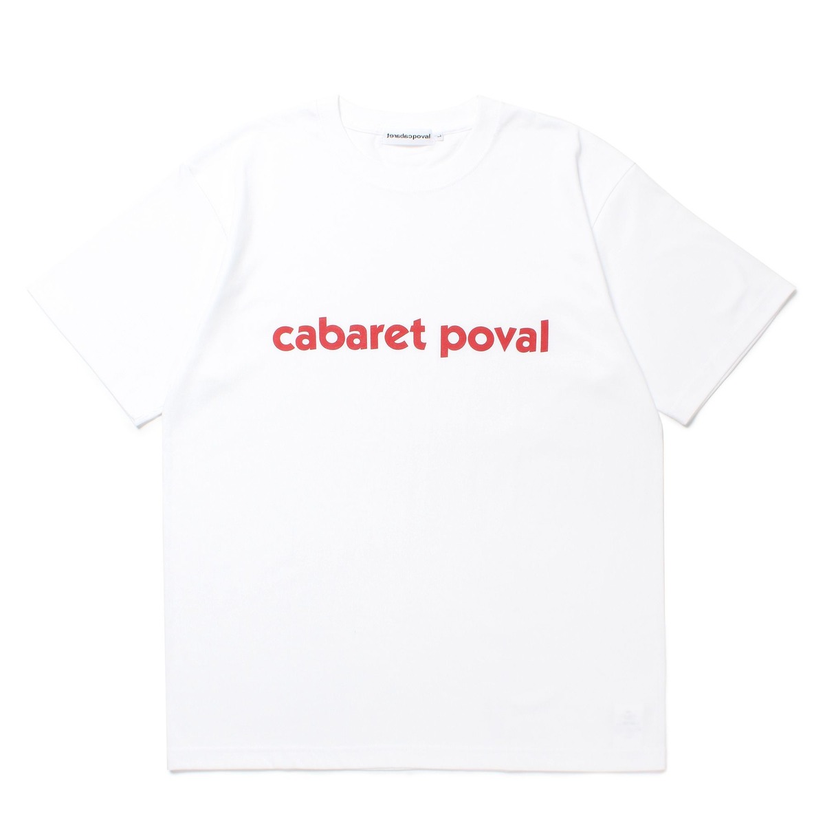 CABARET POVAL / LOGO TEE - WHITE | DEXIM