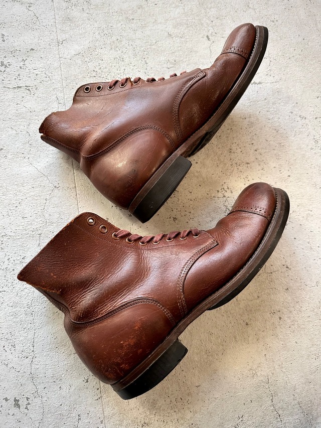 40s〜 WW2 US.ARMY / M-42 TYPE-2 SERVICE SHOES LEATHER BOOTS MILITARY ...