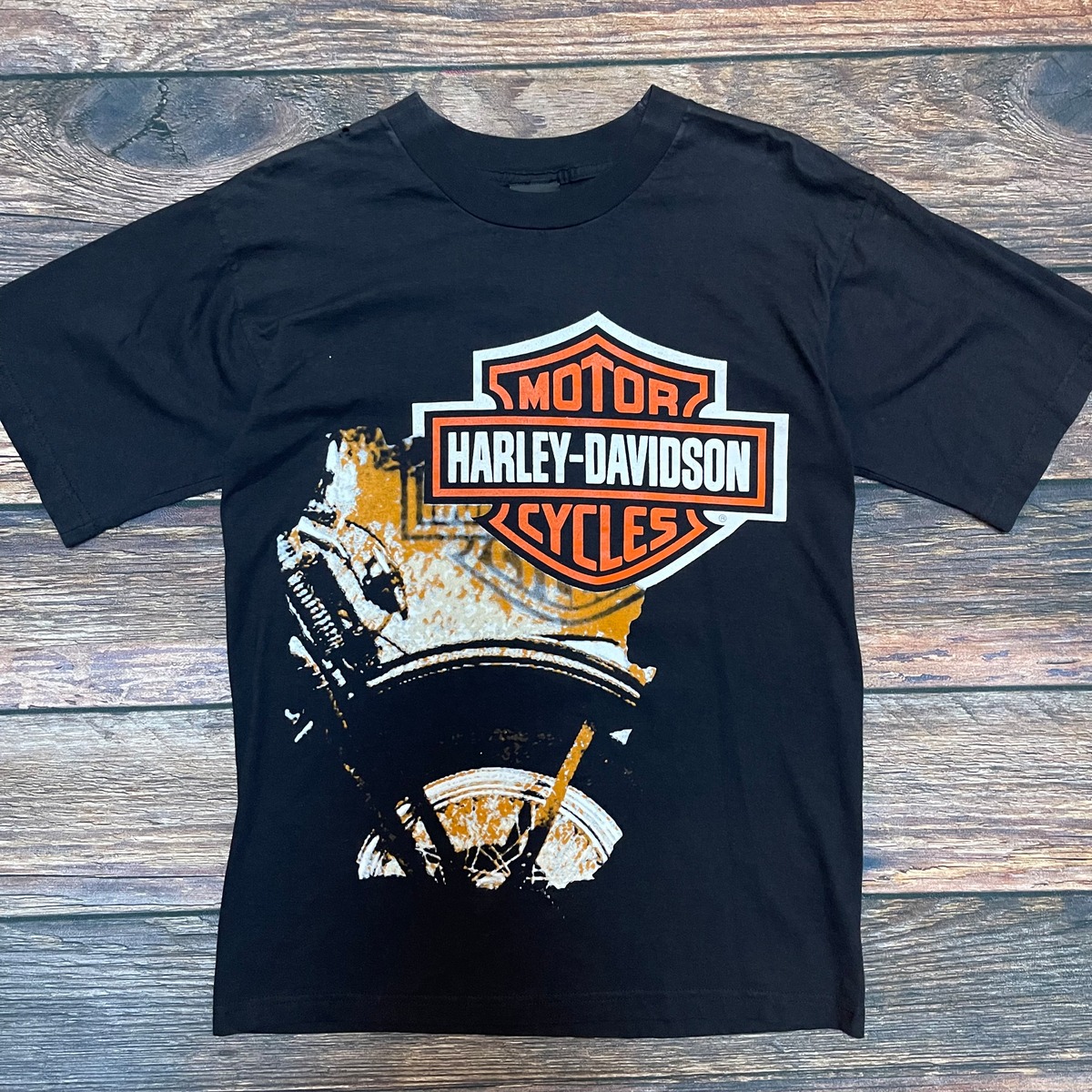 ハーレーダビッドソン 半袖Tシャツ ブラック Mサイズ 両面プリント | 古着屋DIGDIG