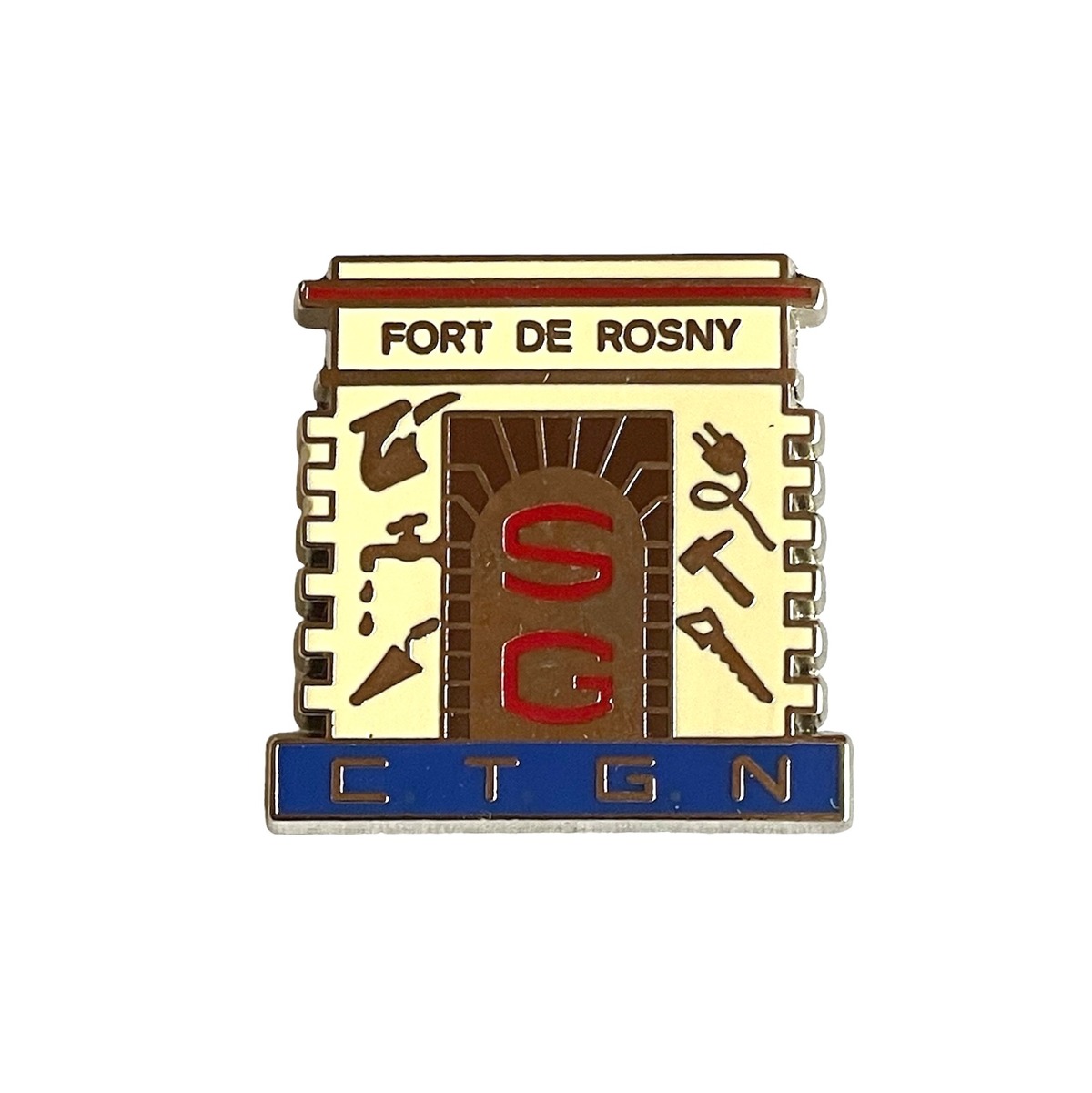 フランス軍 憲兵隊 Gendarmerie CTGN FORT DE ROSNY ピンズ メタル章 Pin's Police (未使用品 ...