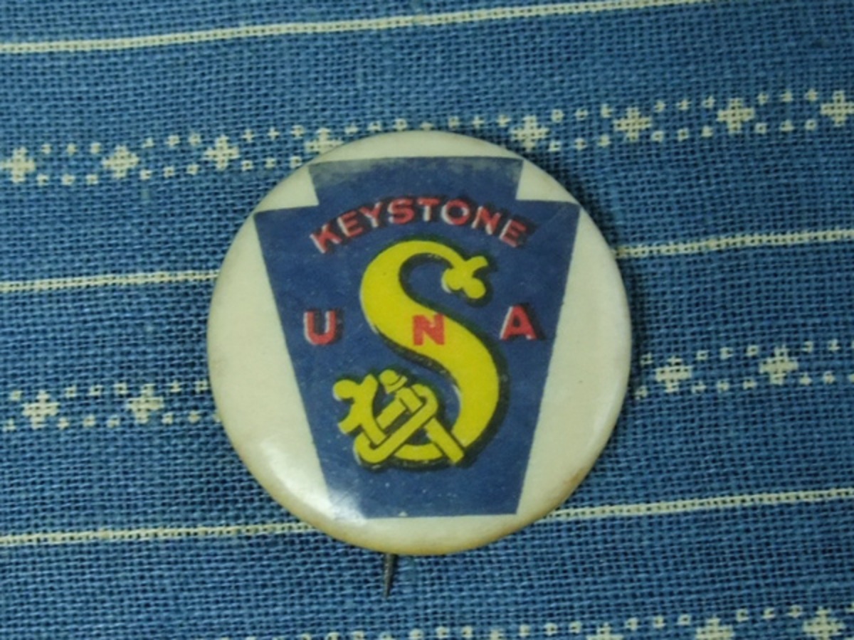 1900s～ KEYSTONE OVERALLS Pinback | Wonder Wear ヴィンテージ古着ネットショップ