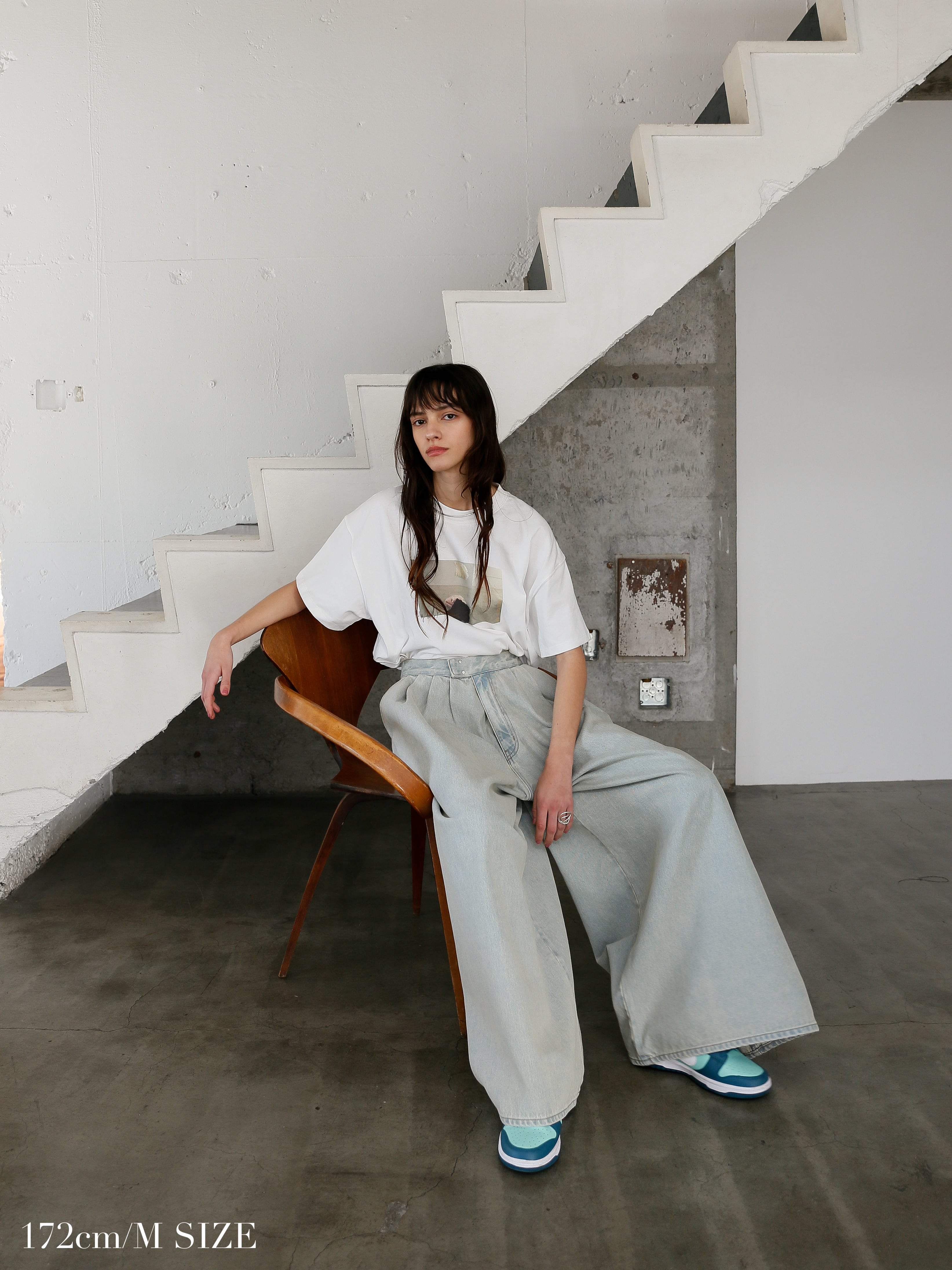 tuck wide denim | Katrin TOKYO tuck wide denim | Katrin TOKYO