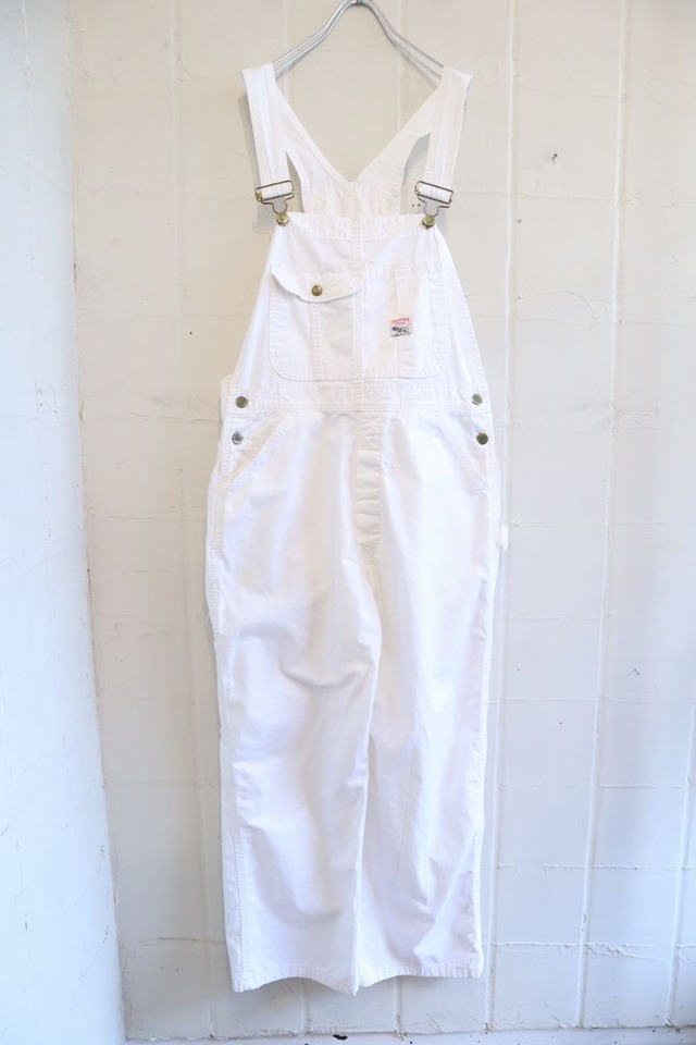 90s ”POINTER BRAND” white overall [l-38] | Fizzvintage