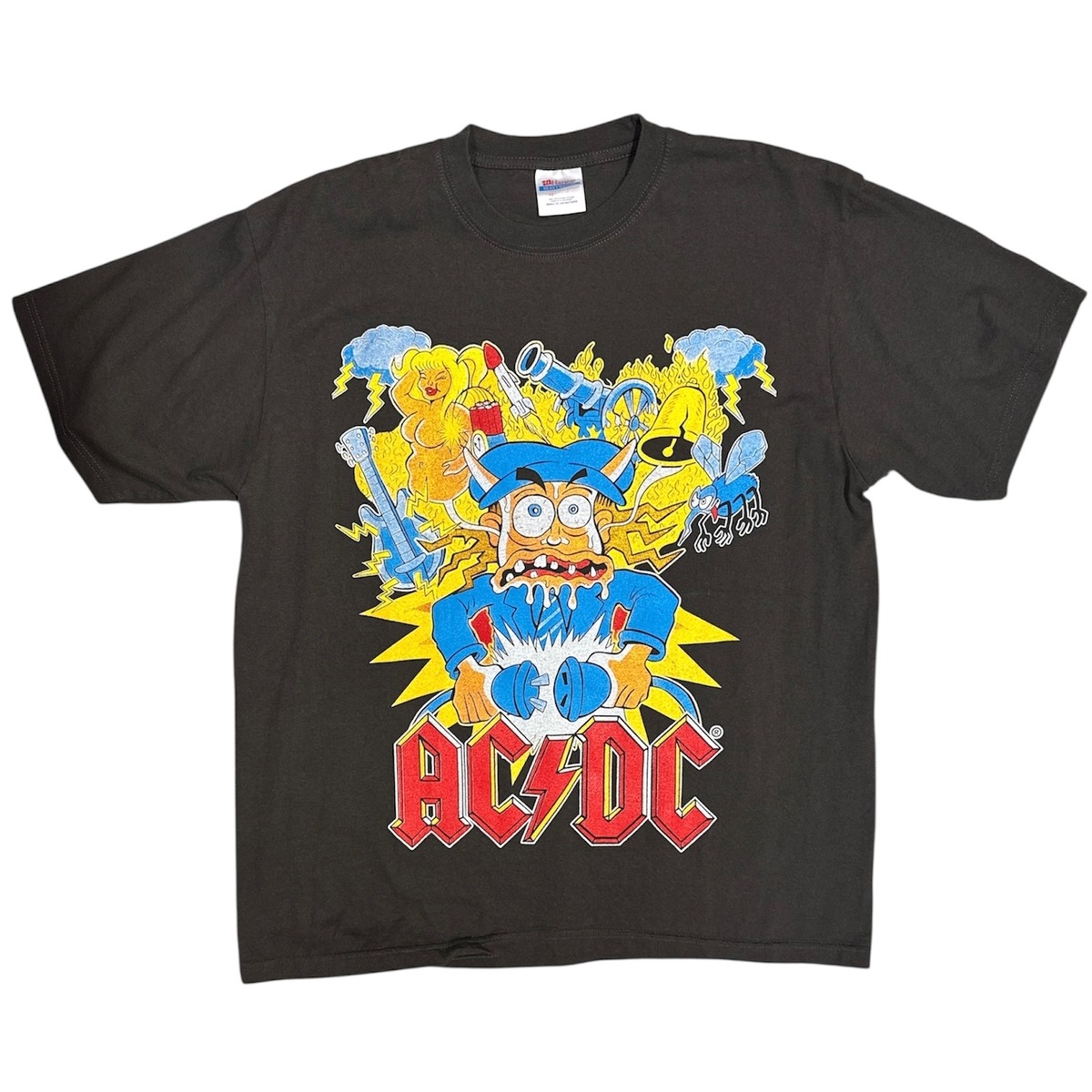 XL ACDC 肩幅54身幅59袖丈21着丈72 | FLEXINK.OSAKA