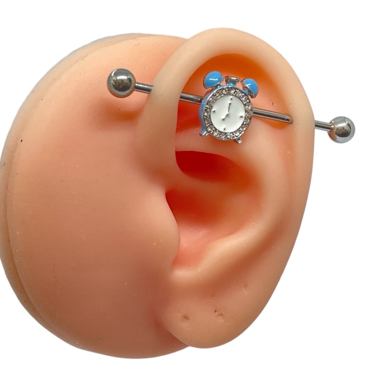 14G インダストリアル 時計 38mm※バーベル長さ変更可能 316Lサージカルステンレス 金属アレルギー対応 | ボディーピアス専門店GIN