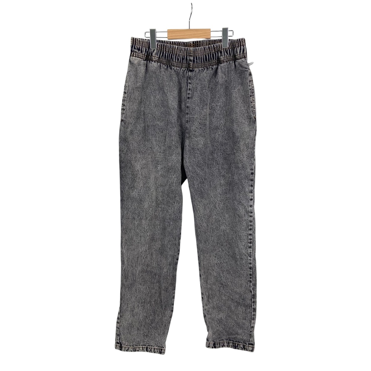 Cookman CHEF PANTS SNOW WASHED DENIM BLACK | LSC