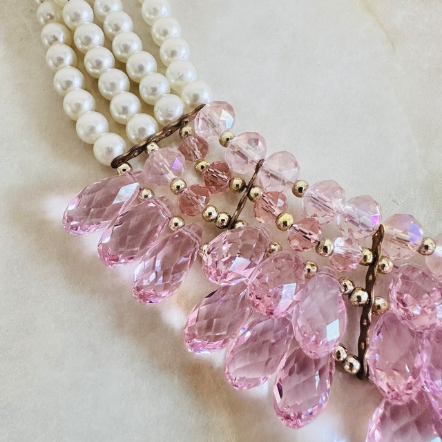 【907】クリスタルネックレス | BELLA GENTE