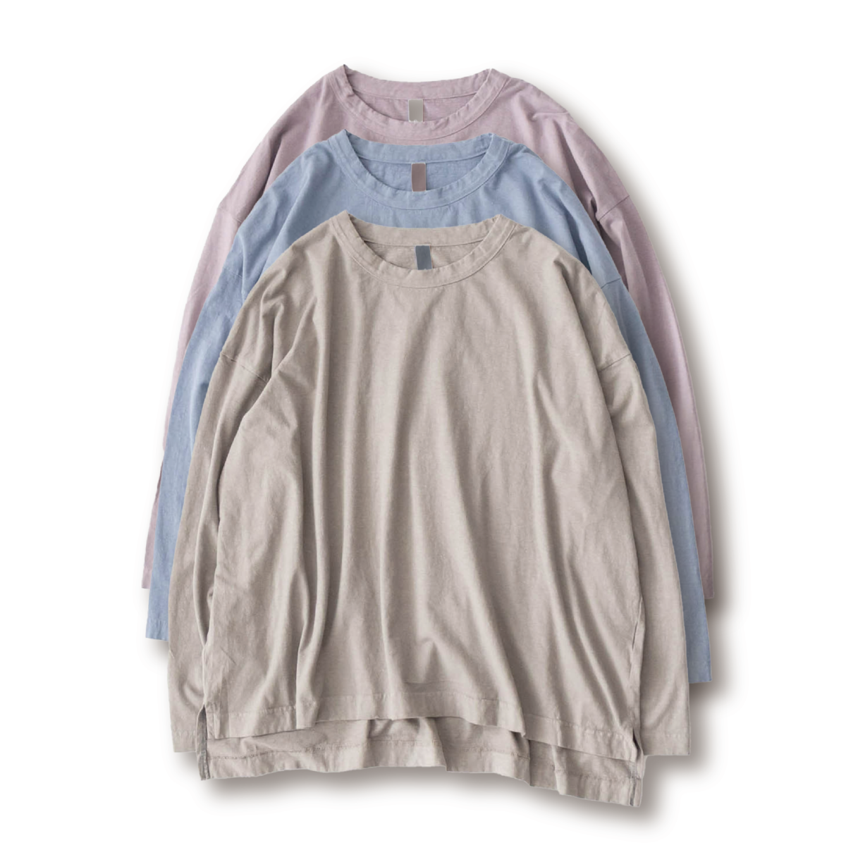 prit 30/1リサイクルムラ糸天竺 クルーネックワイドプルオーバー P90665 プリット | standoli