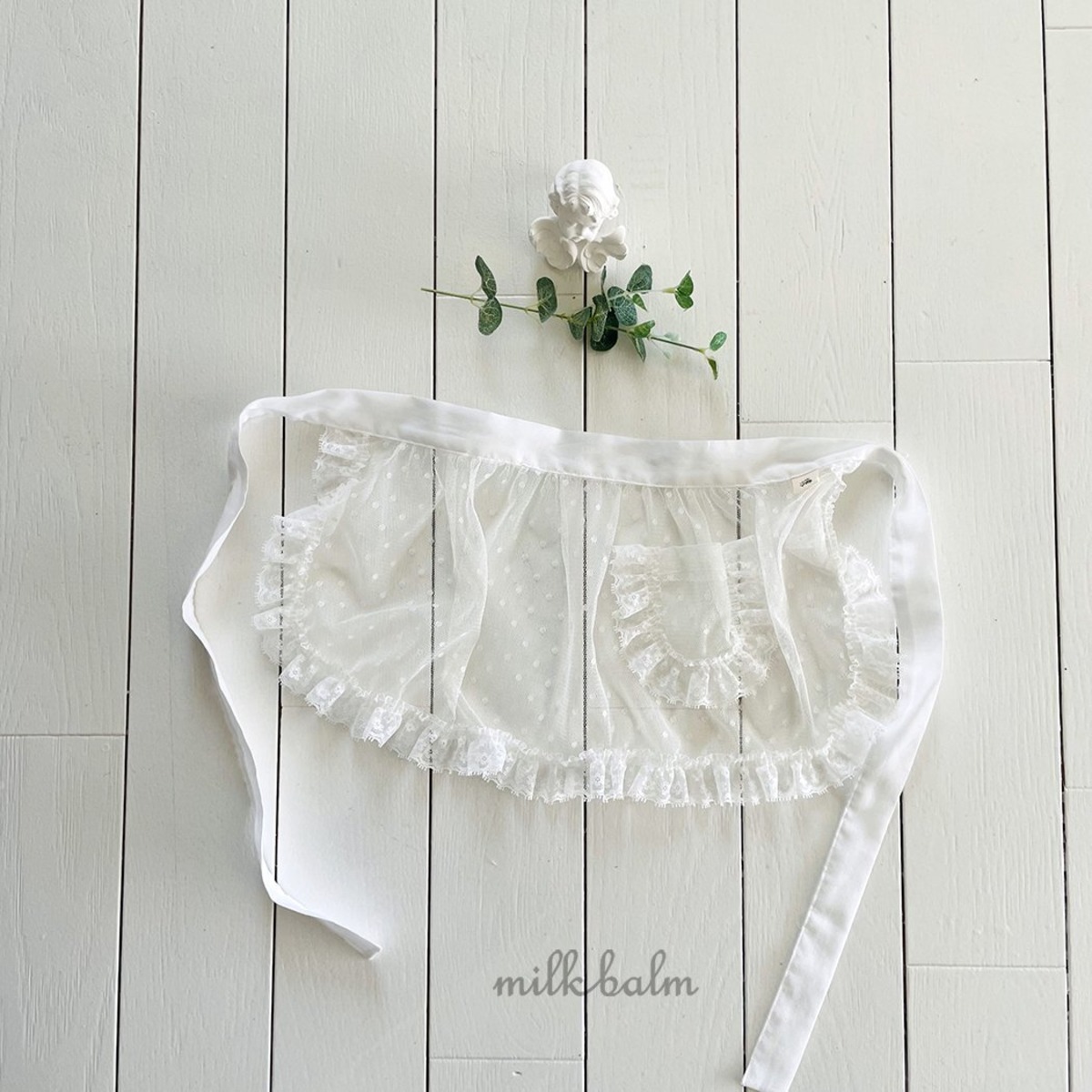 《即納》《milkbalm》milk apron | Rico.
