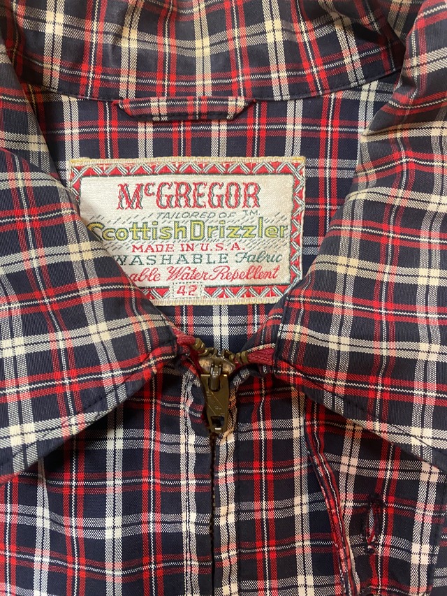 1950s McGREGOR”Drizzler”JACKET(check pattern) | goodfellas