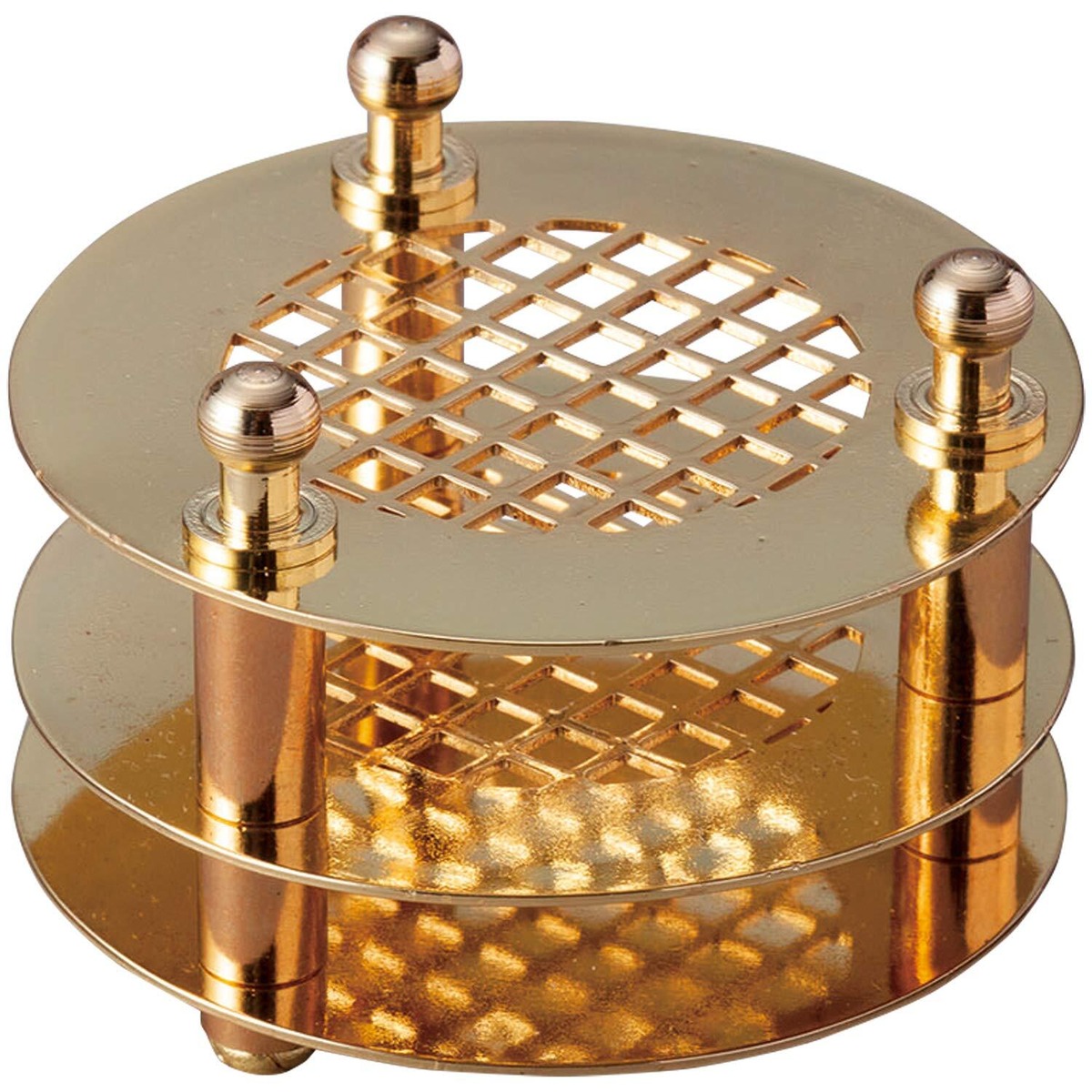 コモライフ 灰いらずの線香立て 線香差し 仏壇 香炉 線香 倒れにくい 燃えカス 残りにくい 仏具 掃除 楽 便利 ゴールド 約径5×3.5cm | quickstore