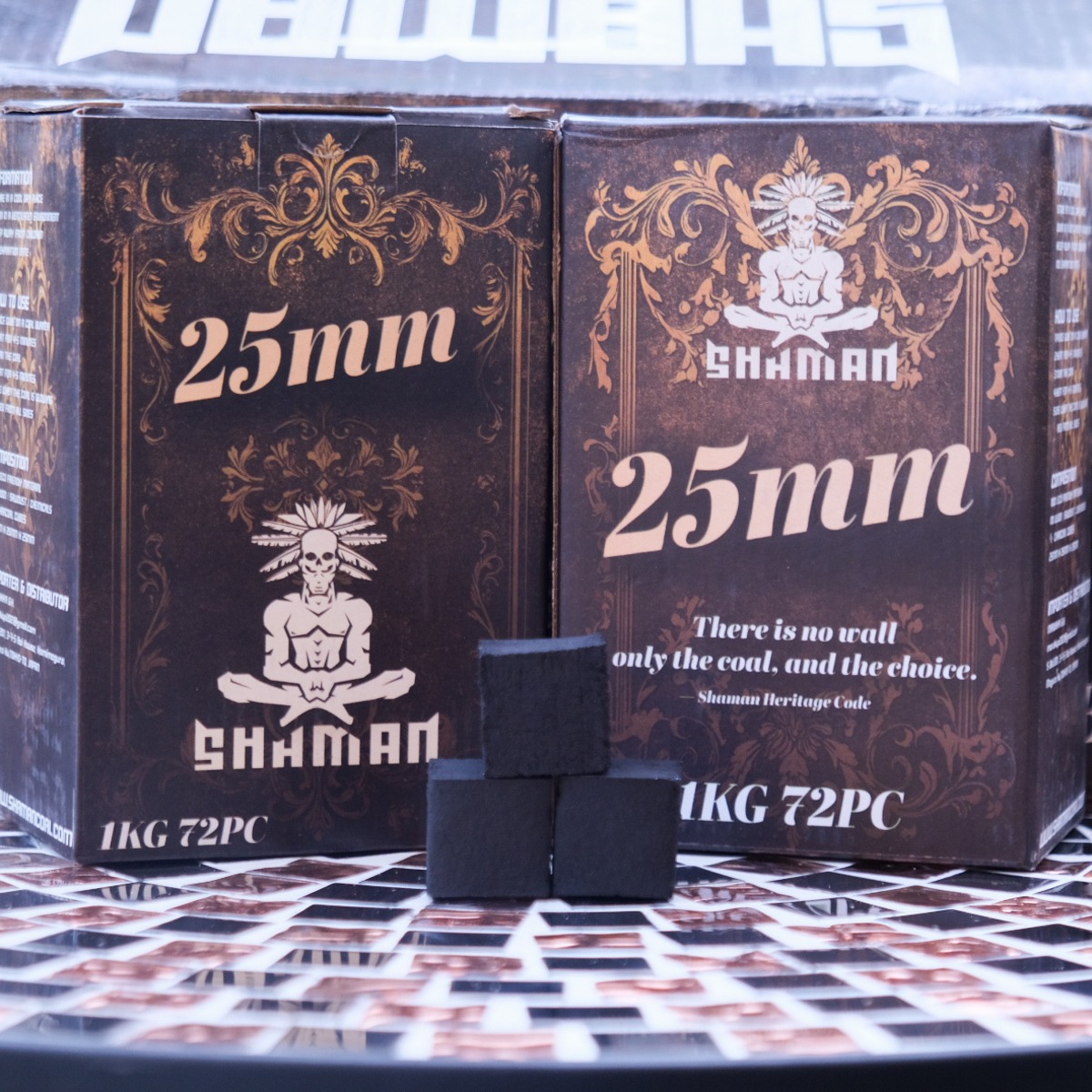 Shaman Charcoal 25mm cube【10kgセット】(s-007) | HOTBOX BASE