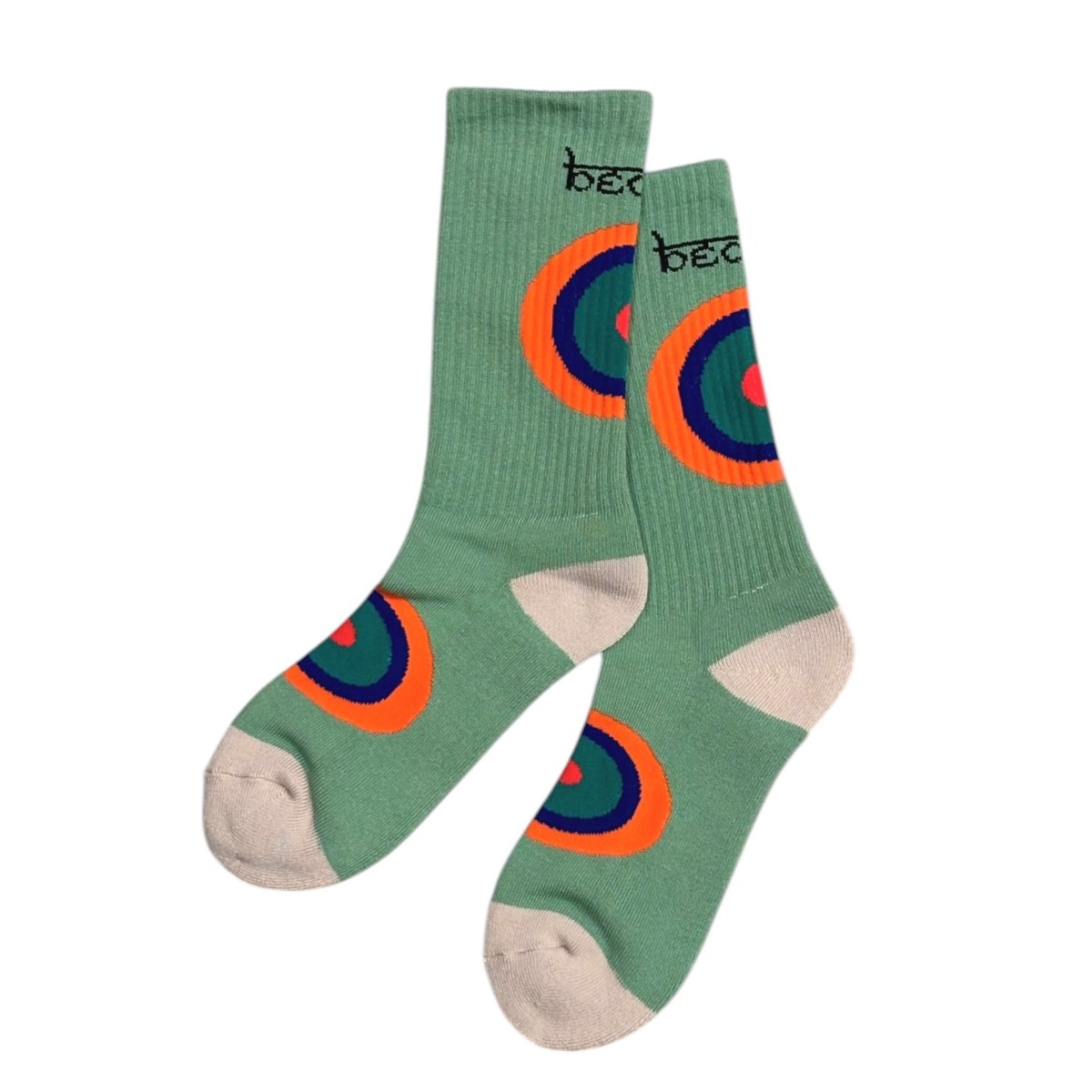 Bedlam Circle Socks Green Made in Japan / ベドラム サークルソックス グリーン ...