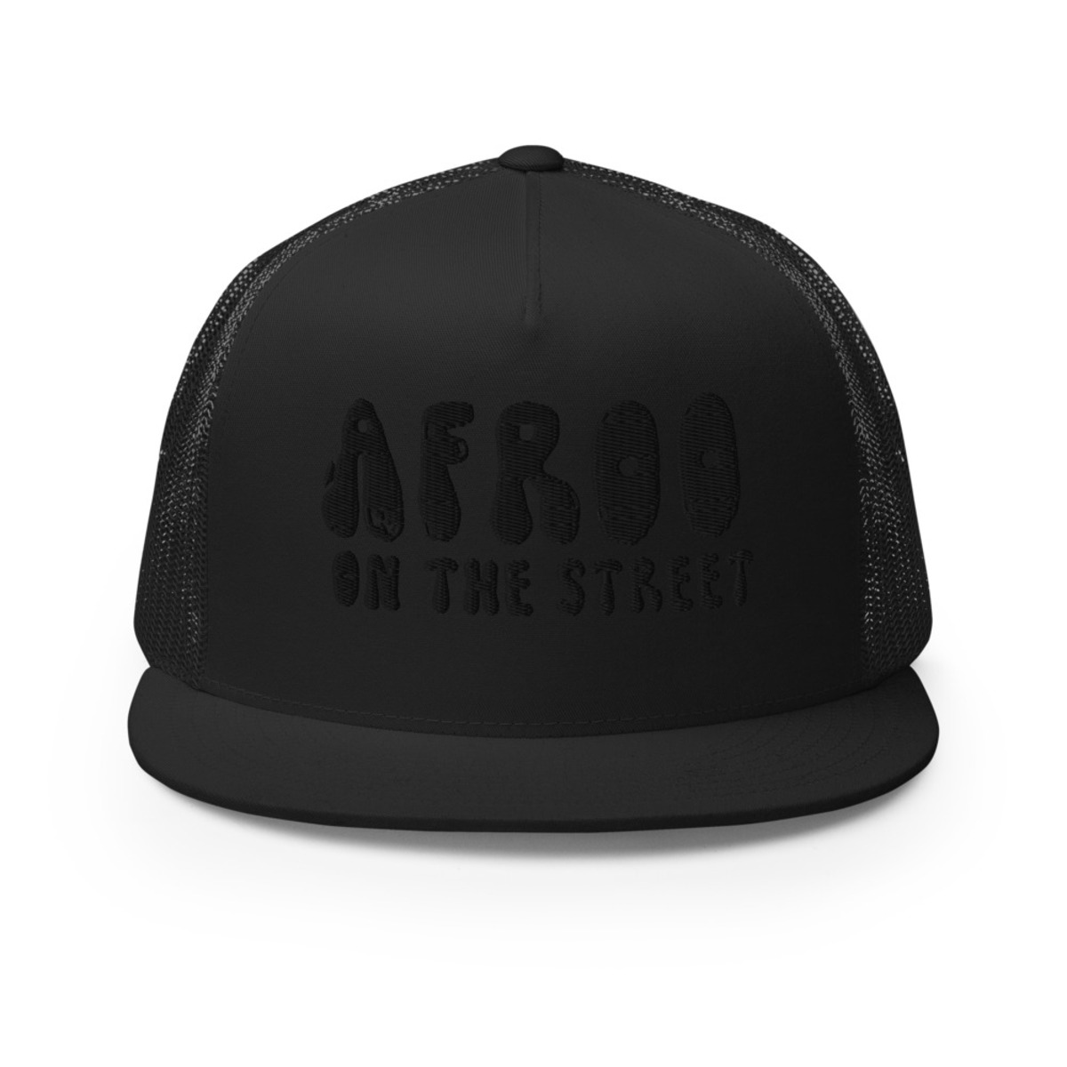 AFROO トラッカーキャップ (Black) | AFROO on the street