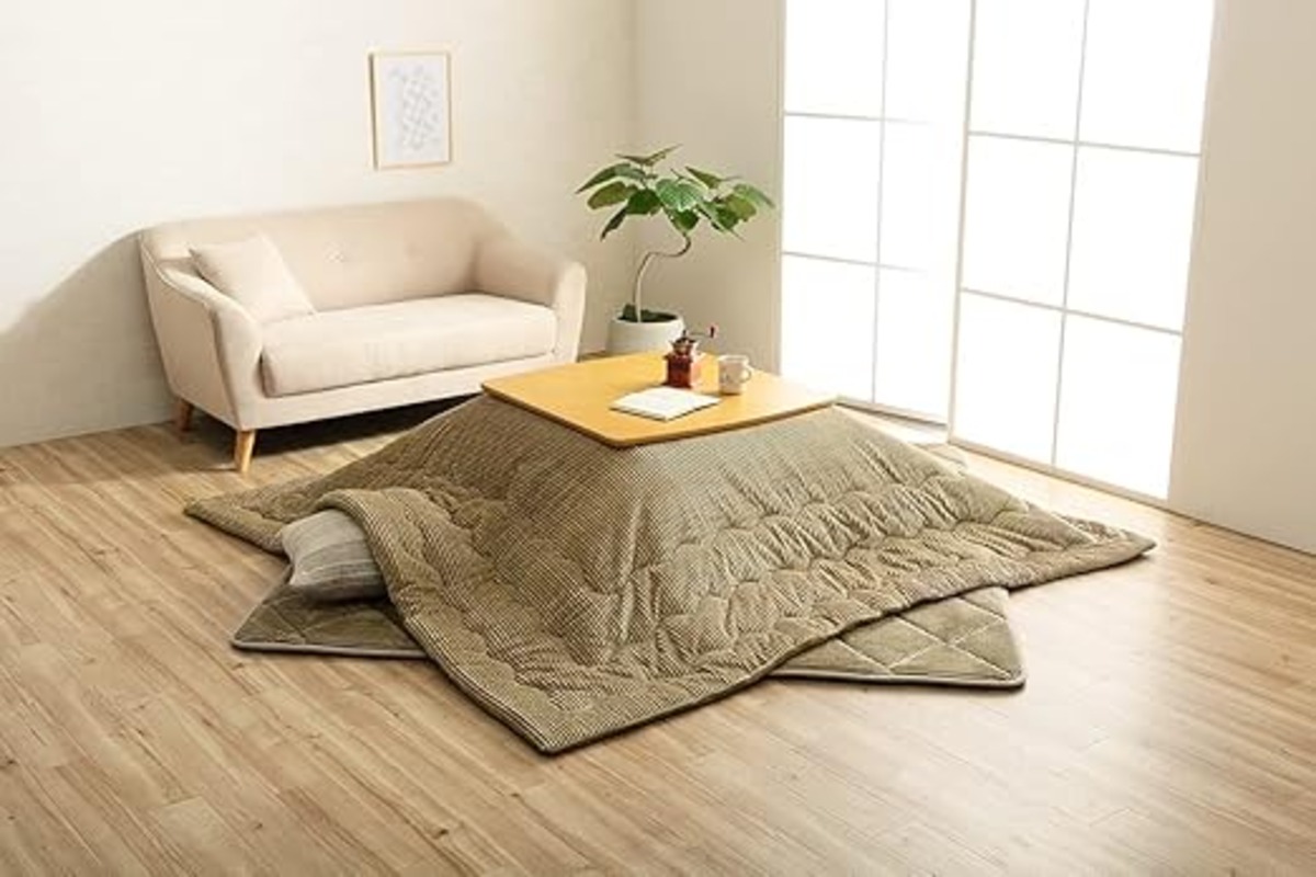 イケヒコ・コーポレーション こたつ布団 グランド 約205×205cm ベージュ 正方形 コーデュロイ 無地 抗菌防臭 #6840009 | hero01