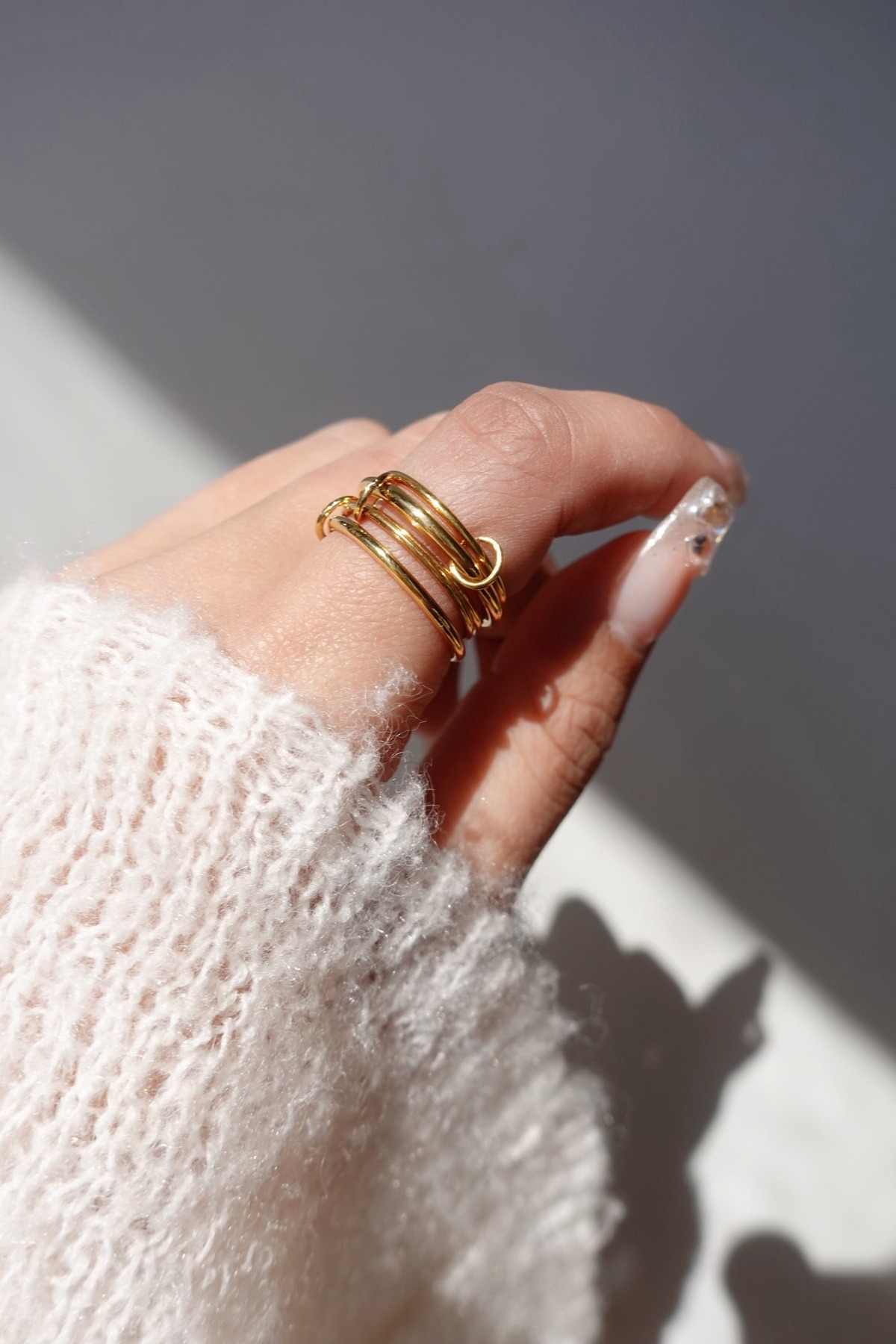 four arrange ring | 金属アレルギー対応のアクセサリー crea.jewelry