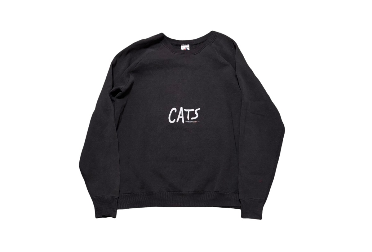 80s 90s CATS SWEAT スウェット musical ミュージカル 猫 アニマル | geeds