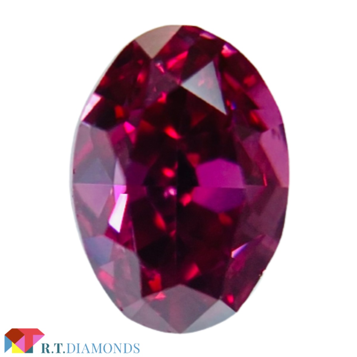 FANCY PURPLISH RED 0.29ct 0V/RT2300/GIA/CGL | Ilovediamonds
