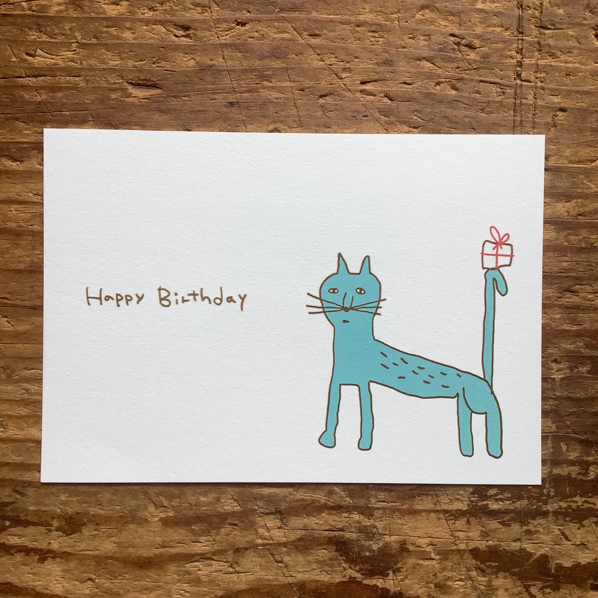 akahane／ポストカード・Happy Birthdayねこ | POLKA