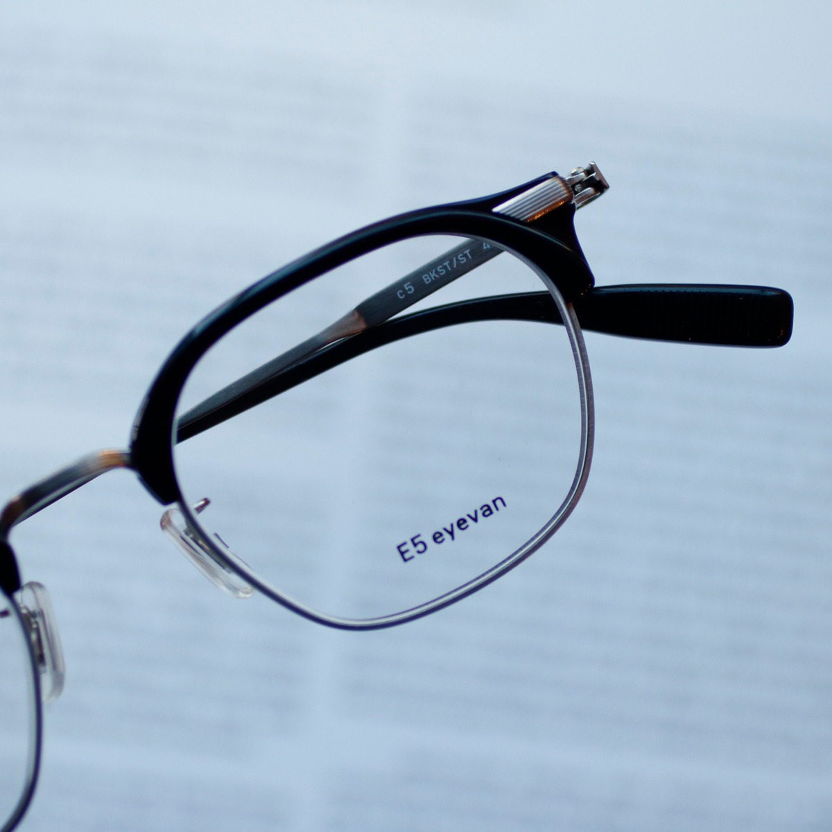 【E5 eyevan】c5 - BKST/ST (MEDIUM) | SEESAW SPECTACLES