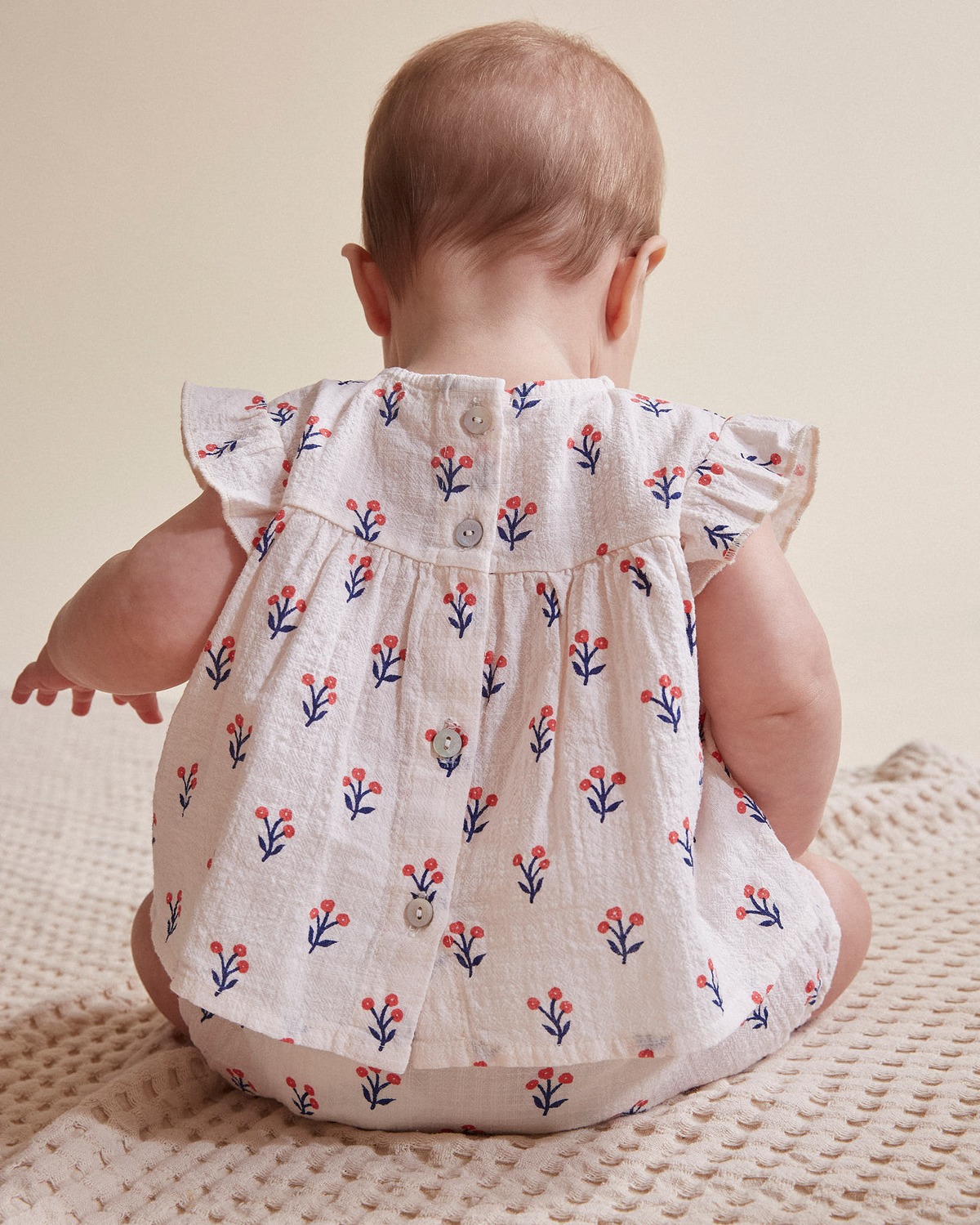 būho 》CAPRI BLOUSE / IVORY | Ligare baby and kids
