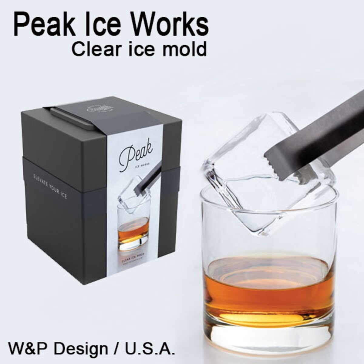 W&P Design Peak Ice Works Clear ice mold ピークアイスワークス クリアアイスモールド 製氷機 アイス ...