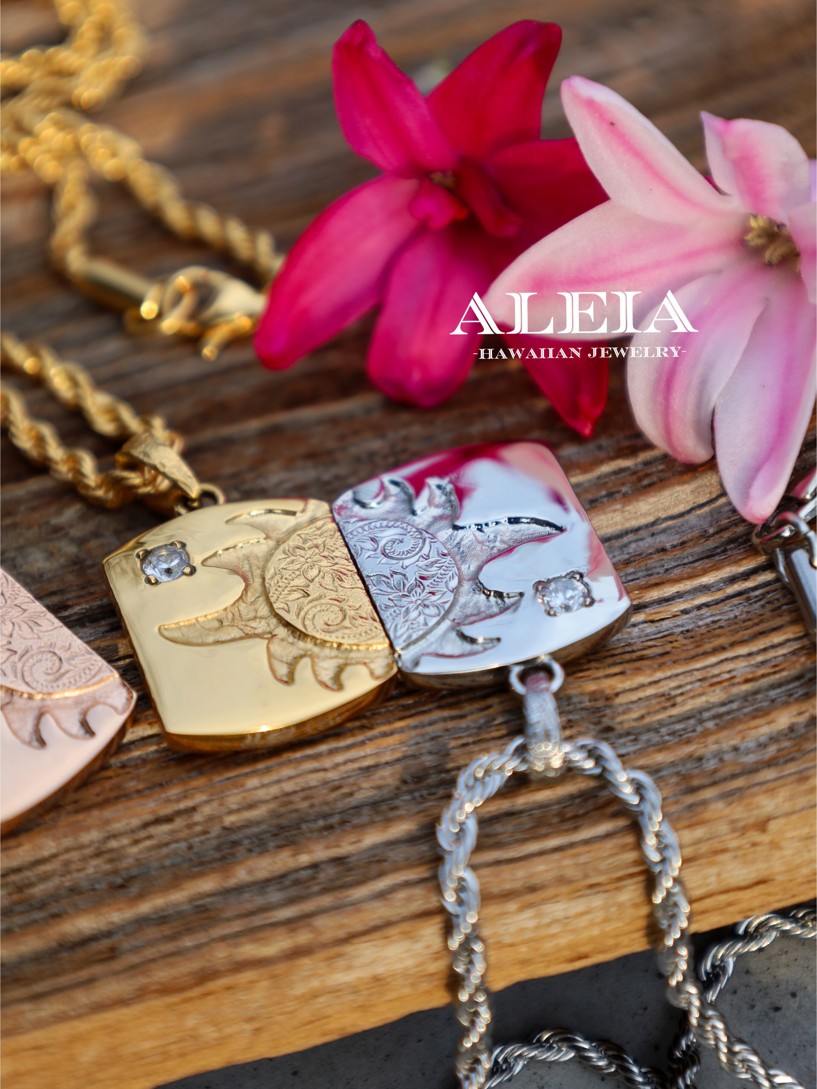 LaLa Pilina Necklace[316L]ハワイアンジュエリー | ALEIA【Hawaiian jewelry 】サージカルステンレス
