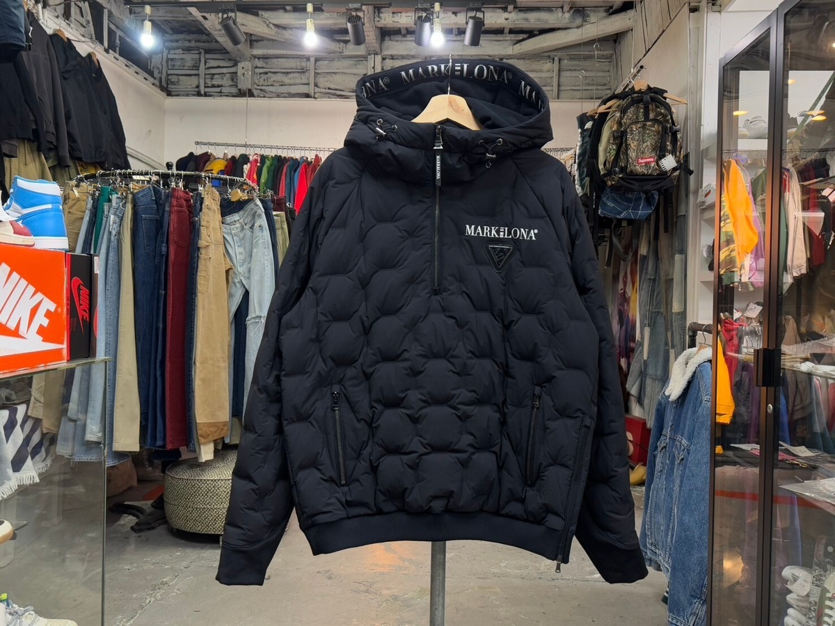 MARK&LONA CD11-EQDJ HALF ZIP SEAMLESS DOWN JACKET BLACK 50 MCM-4C-AD56 63138 | BRAND BUYERS OSAKA