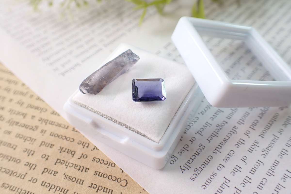 【原石セット】アイオライト 1.17ct/3.02ct [C2−17] | differencee(ディファレンシー)