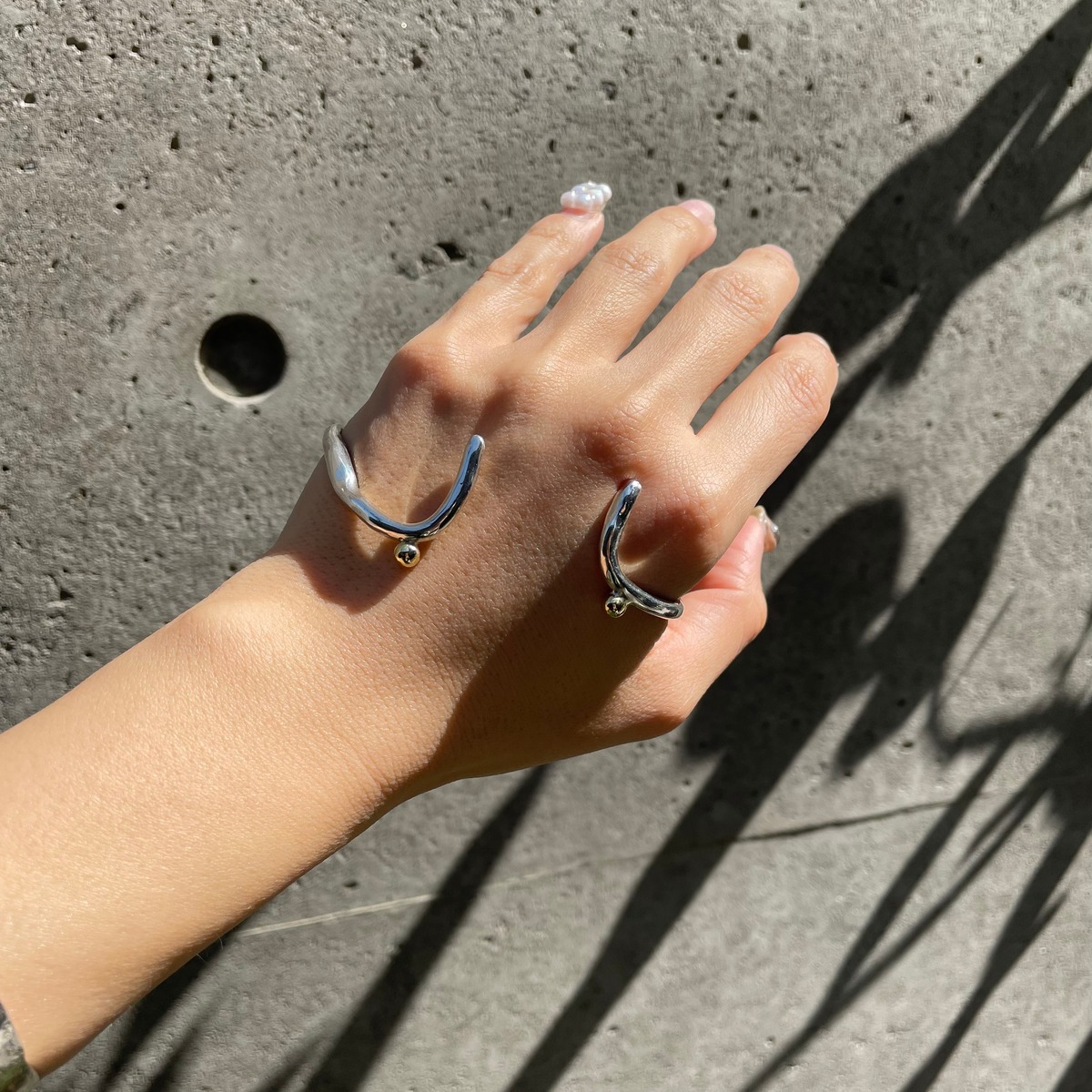 Boobs palm ring | finger2015