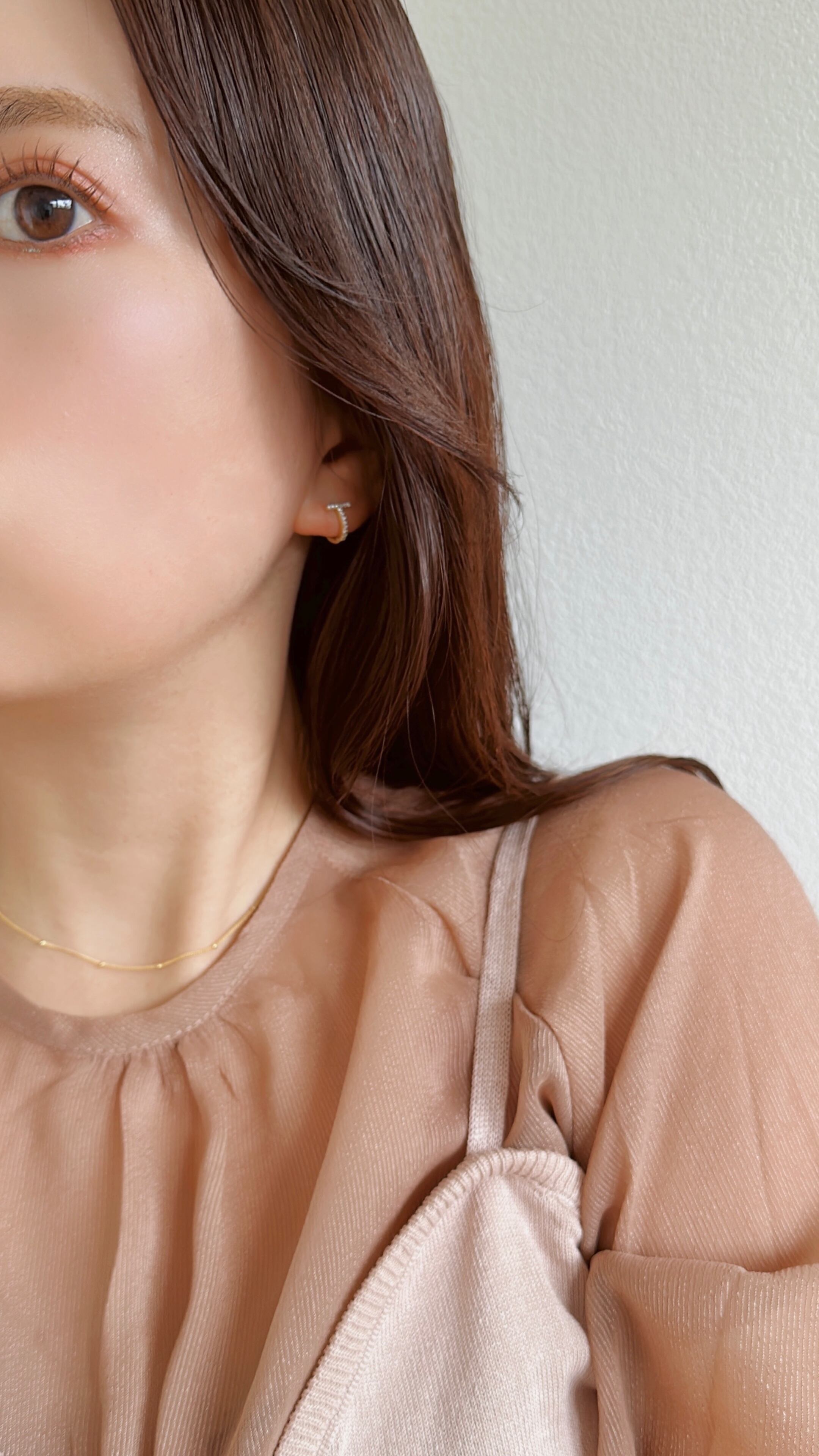 S925 Tフープピアス | none