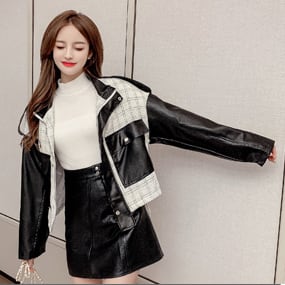 アウター ジャケット 袖あり 長袖 Vネック タイト かわいい 大人可愛い シンプル カジュアル おしゃれ かっこいい マニッシュ 無地 春 秋 10代 20代 30代 40代 レディース オフィス OL 通勤 学生 アウター レディース ミニスカート ジャケット 長袖 ライン 春 秋 冬