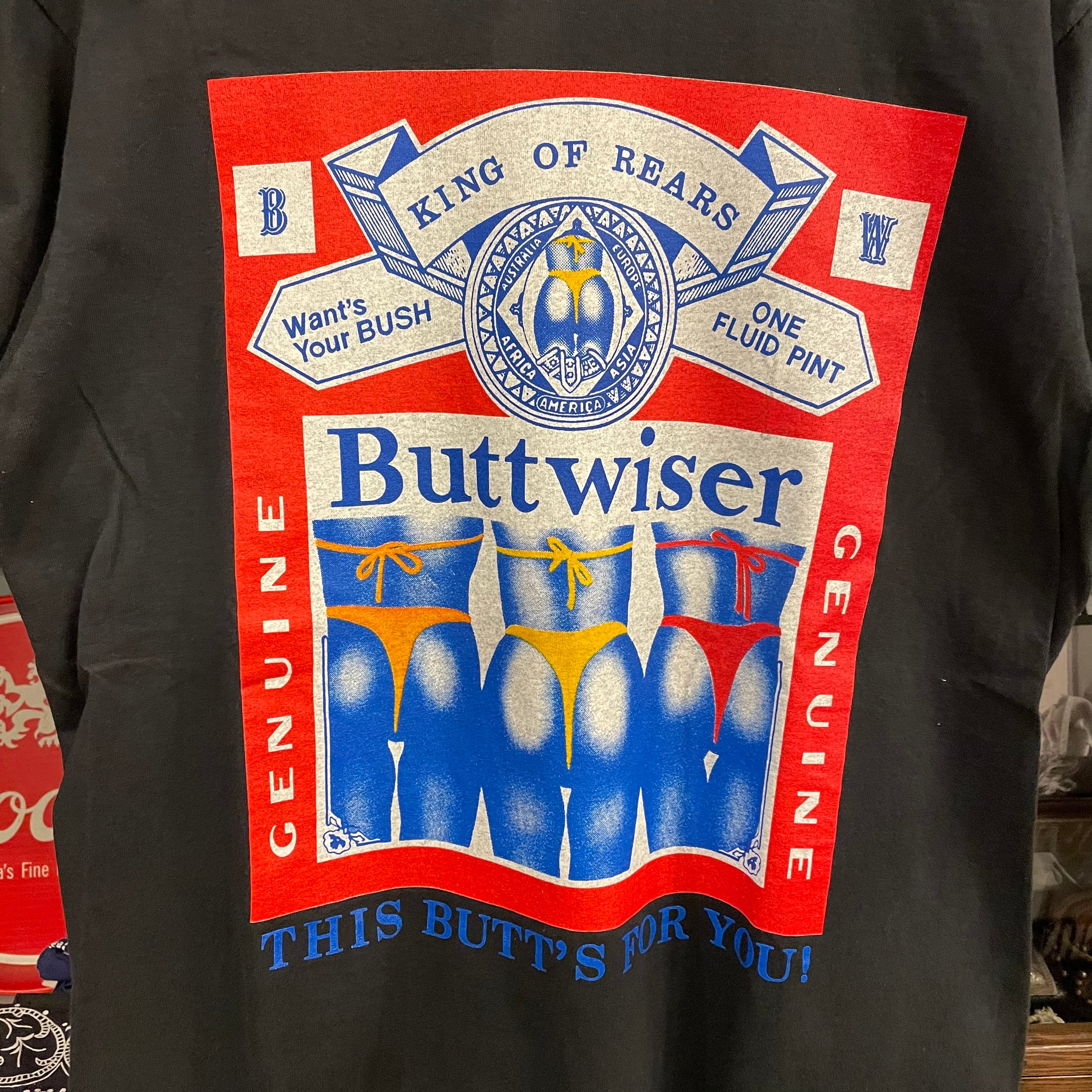 80-90s Buttwiser T-Shirt | VOSTOK